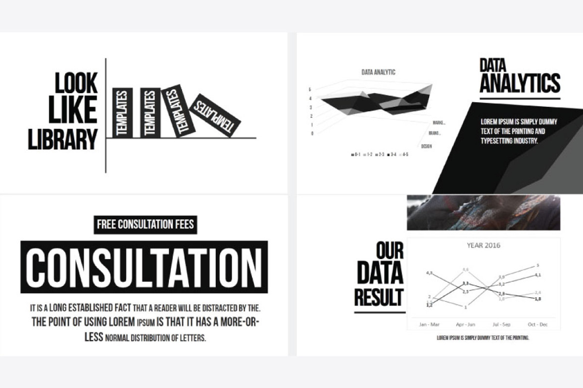 I'am Strong - Minimal Powerpoint, a Presentation Template by Graphicslide
