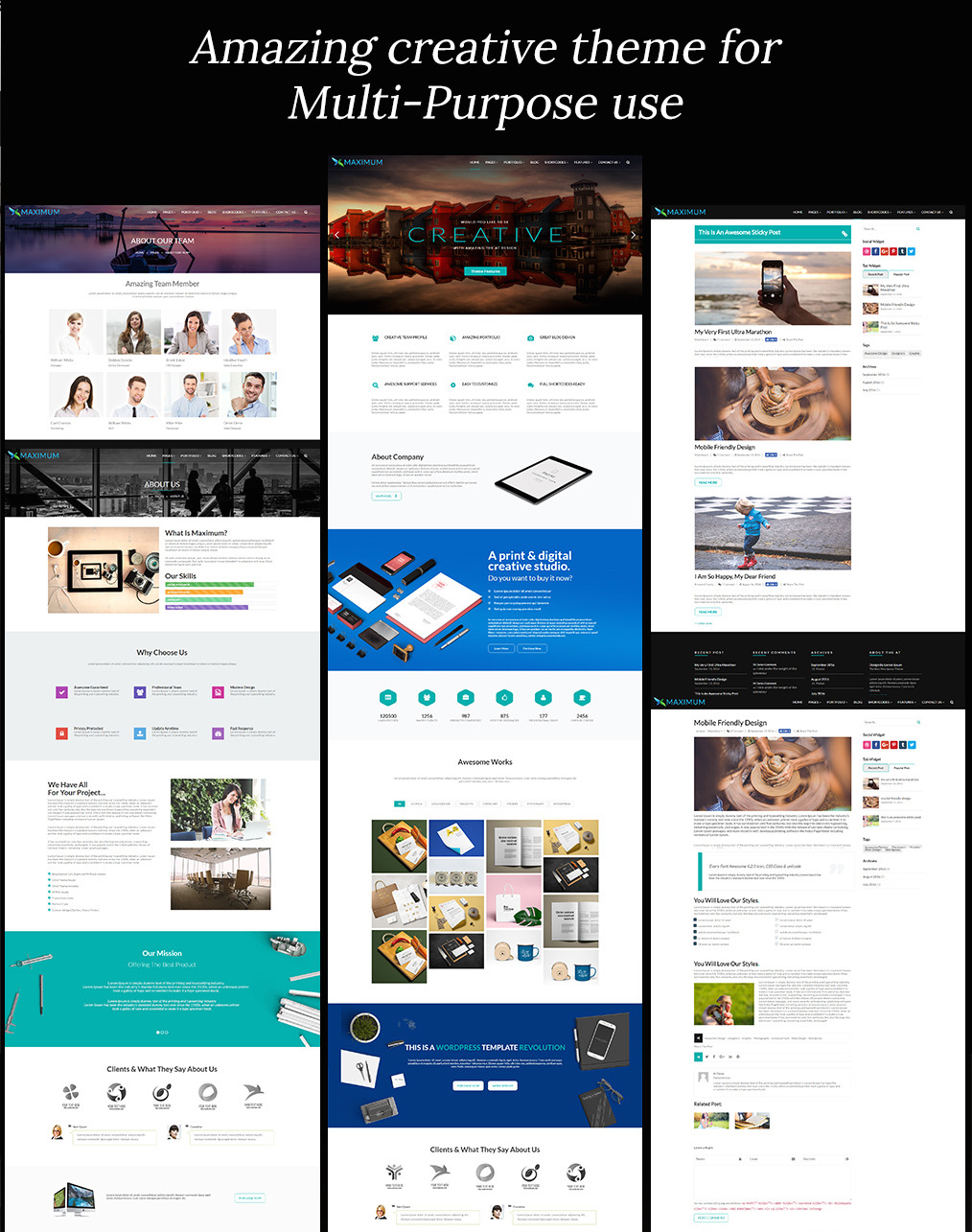 Max - Responsive Multi-Purpose Theme, a WordPress Template by ...