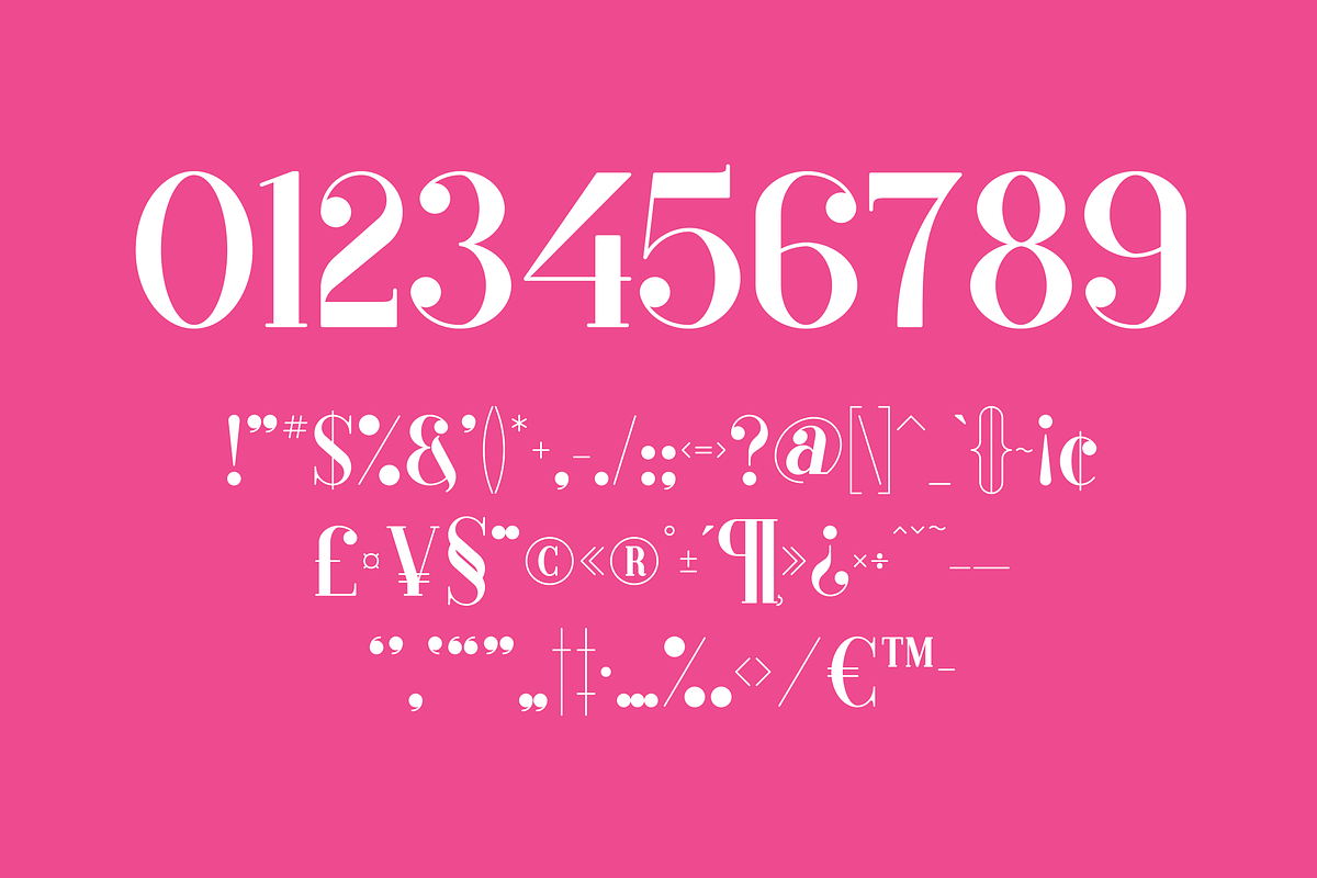 Lumina serif typeface