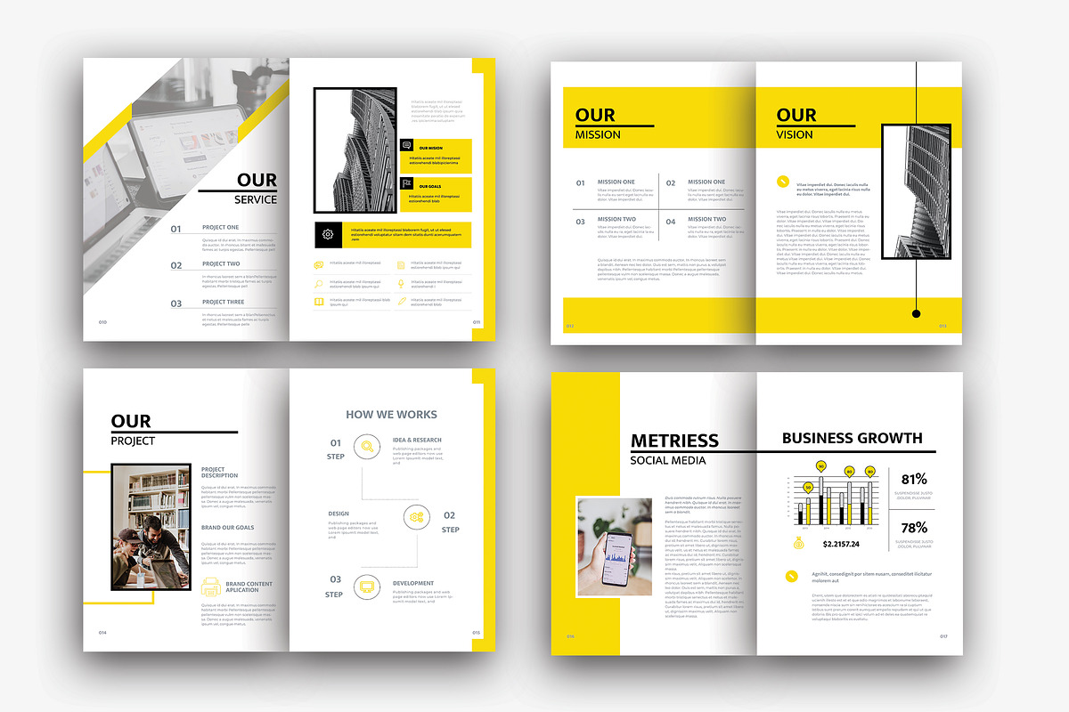 Business Portfolio Template, a Brochure Template by TMint Play