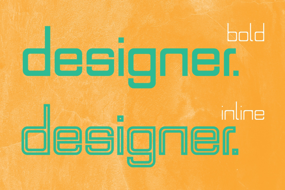Designer Typeface, a Sans Serif Font by Monogram