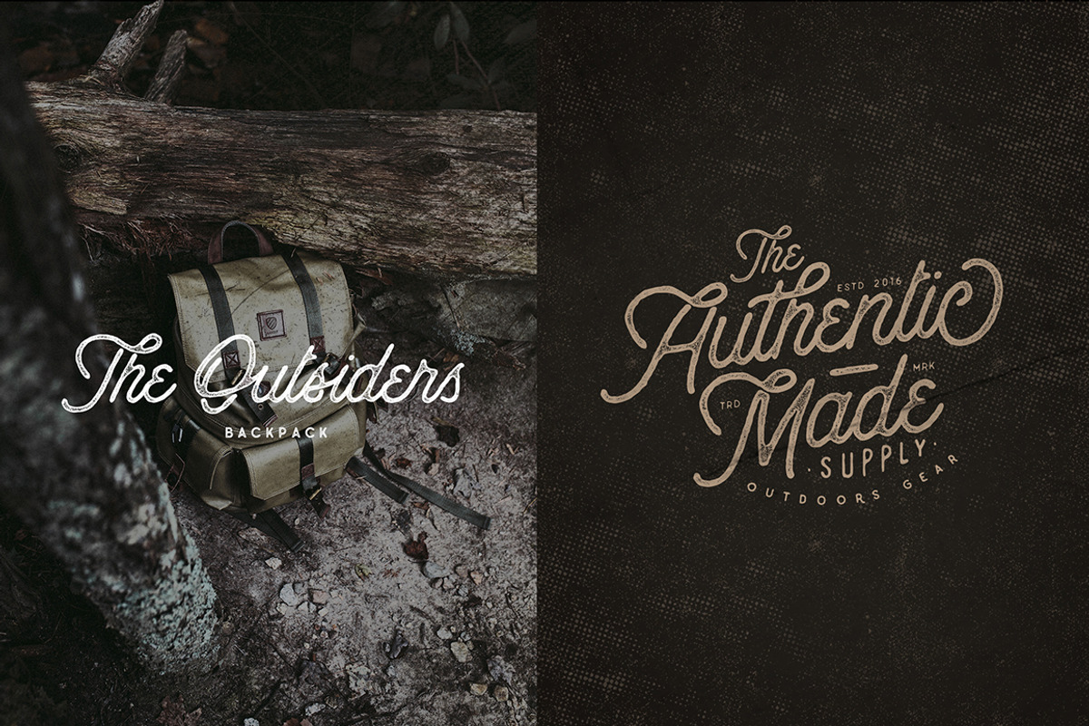 Anchorage Script Typeface, a Script Font by Wandery Supply