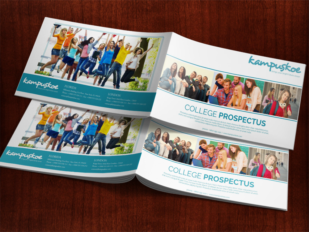 College University Prospectus, a Presentation Template by Design Addict