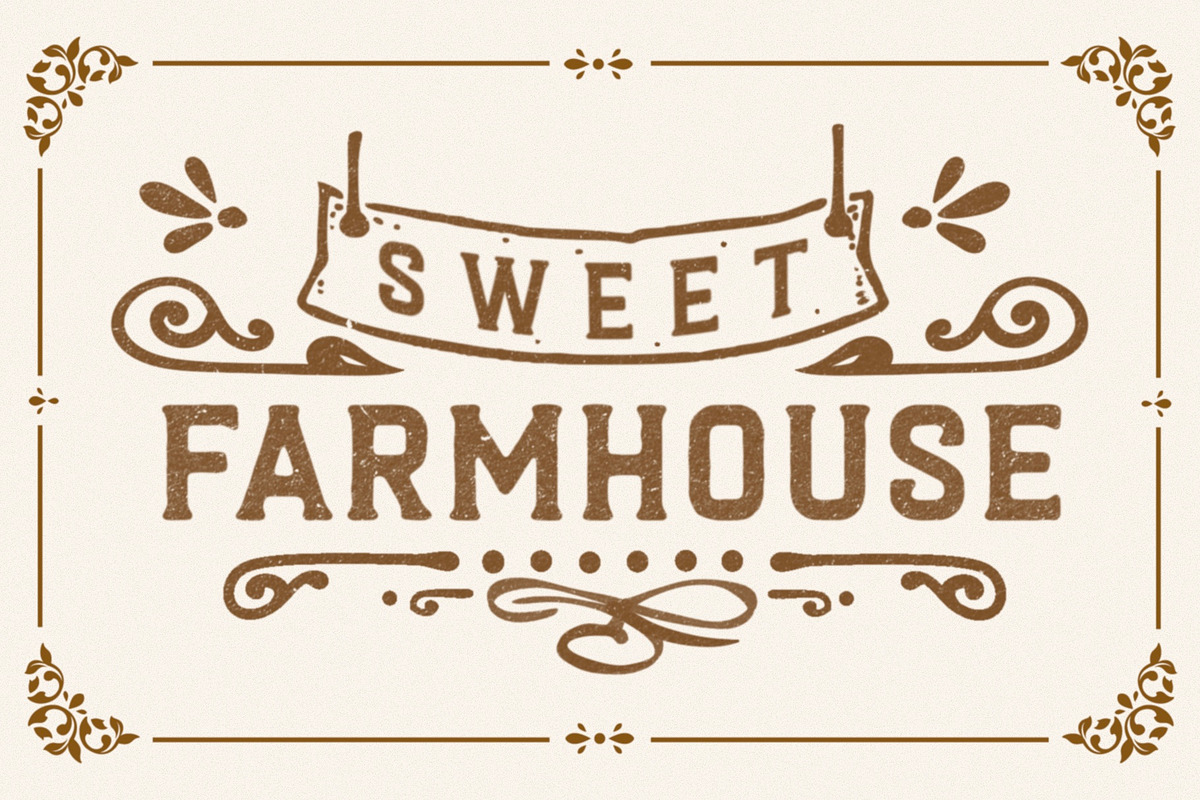 Farm Fresh Market - Sans Serif Font, a Serif Font by ariodsgn