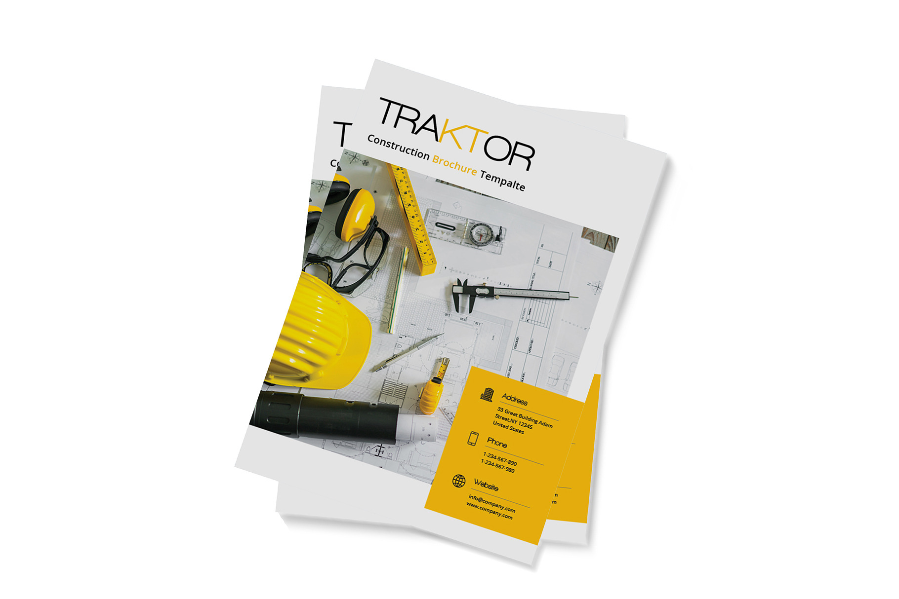 Construction A4 Brochure, a Brochure Template by Incools Stokie