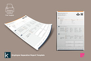 Employee Separation Report Template, a Stationery Template by Keboto