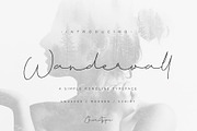 Wanderwall, a Script Font by Chocotype Std