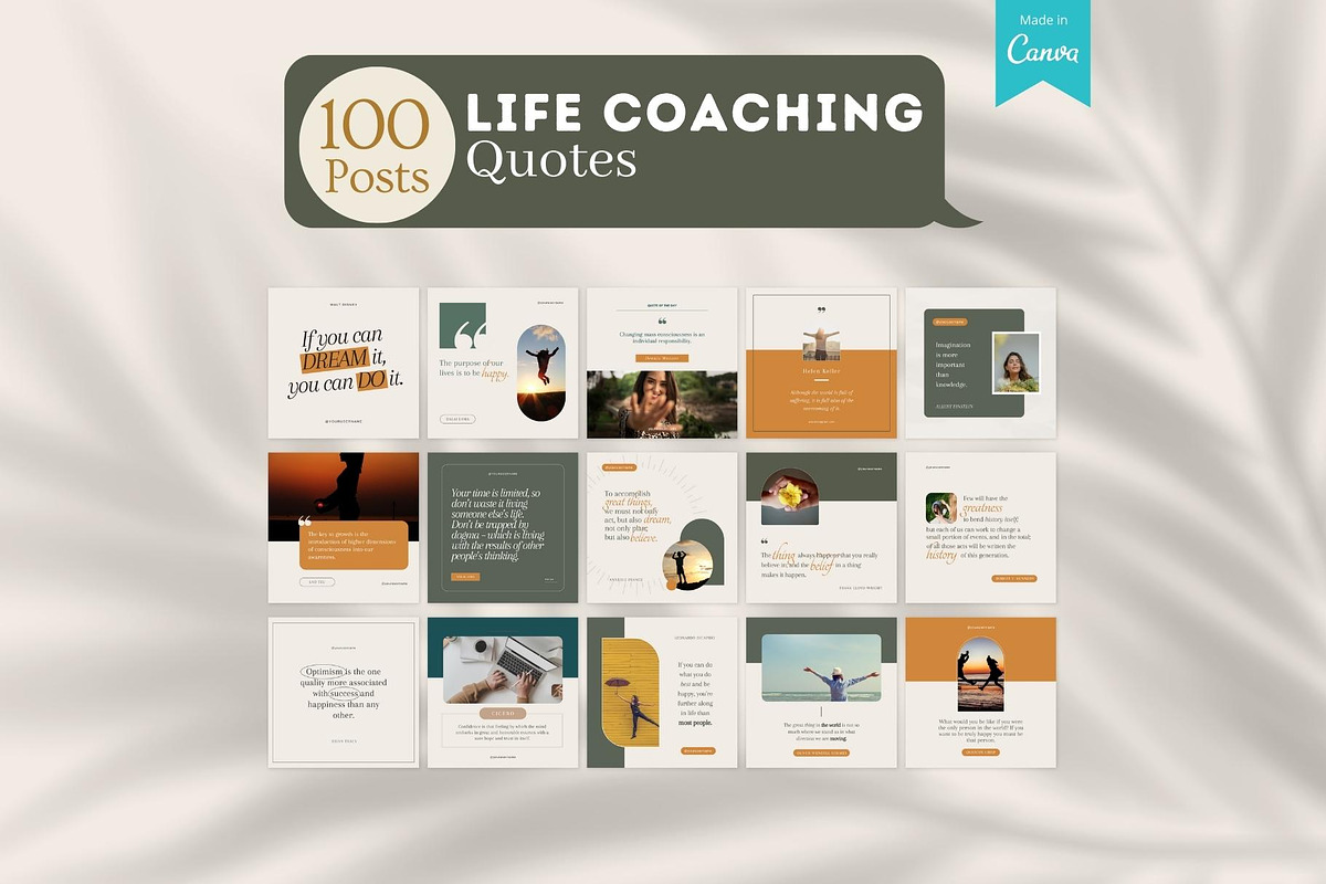 Life Coaching Canva Templates