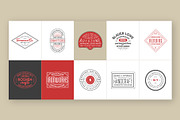 50 Retro Modern Logos Vol.1, a Branding & Logo Template by Graphicdome