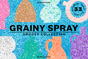 Grainy Spray Textures, a Texture Graphic by Naive Feel