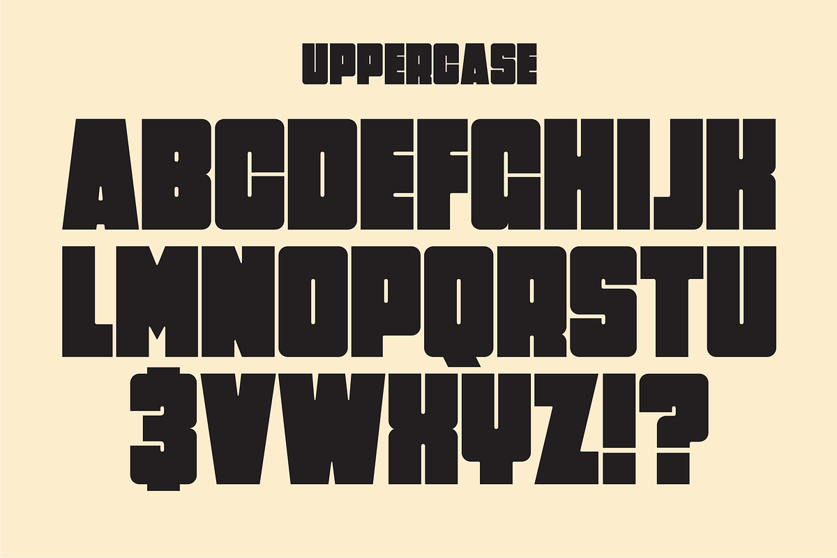Stuffed Crust, a Font by Drew Melton