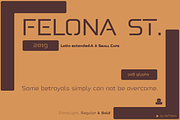 Felona st -6 Neo Stencil fonts, a Sans Serif Font by deFharo | Creative ...