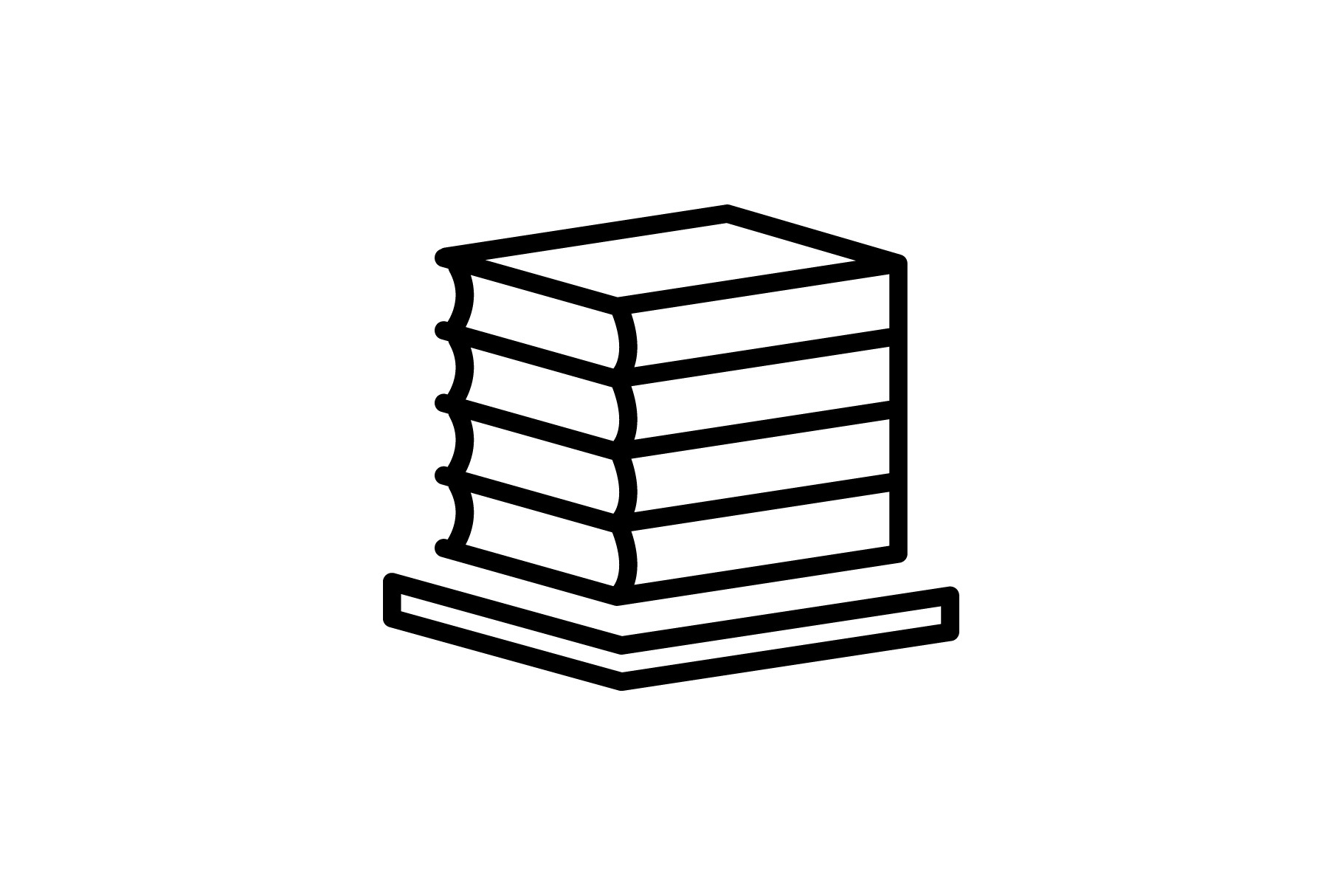 Books bibliography icon, an Icon by Creative priyanka