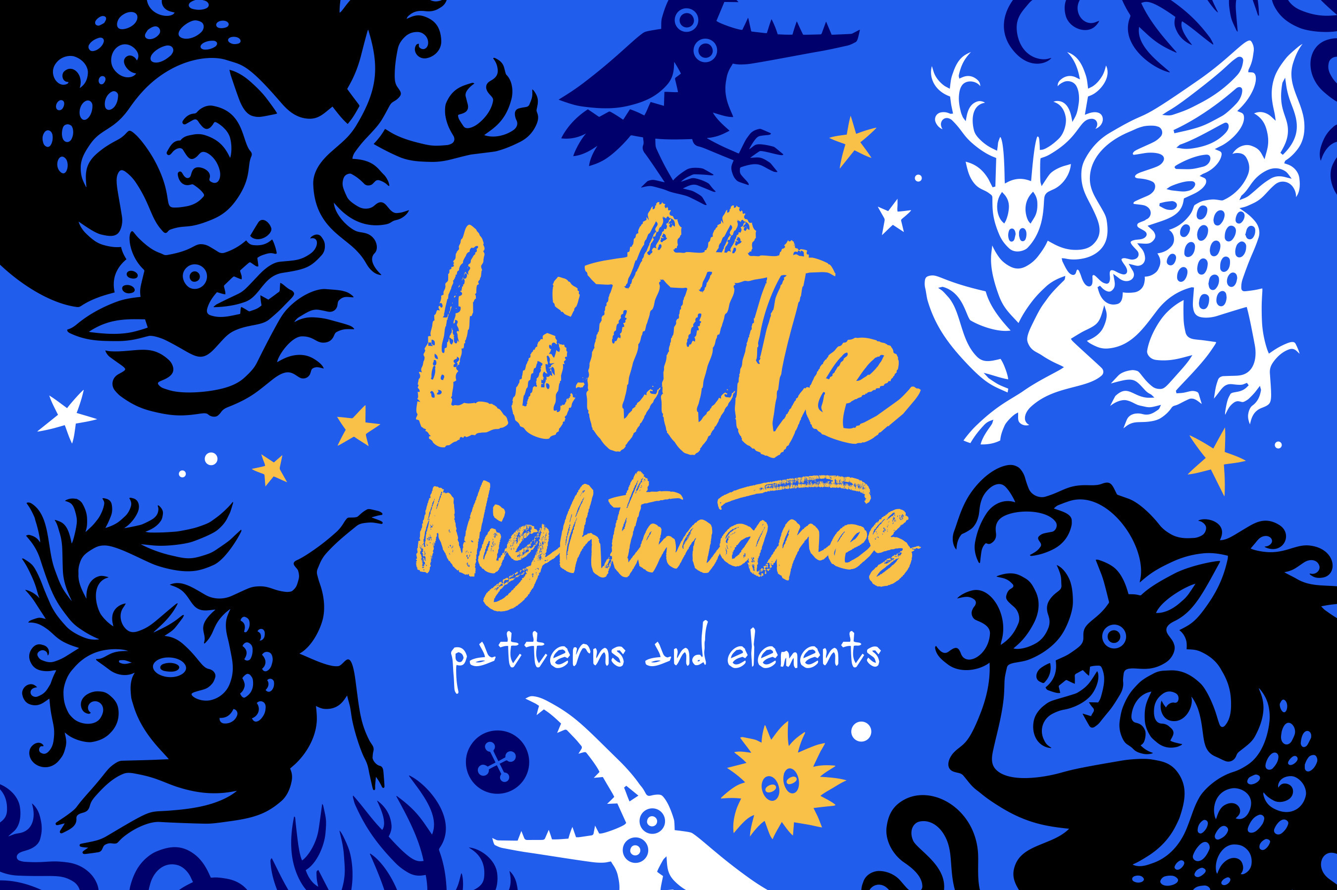 Little nightmares. Halloween, a Pattern Graphic by OlgaSoi007