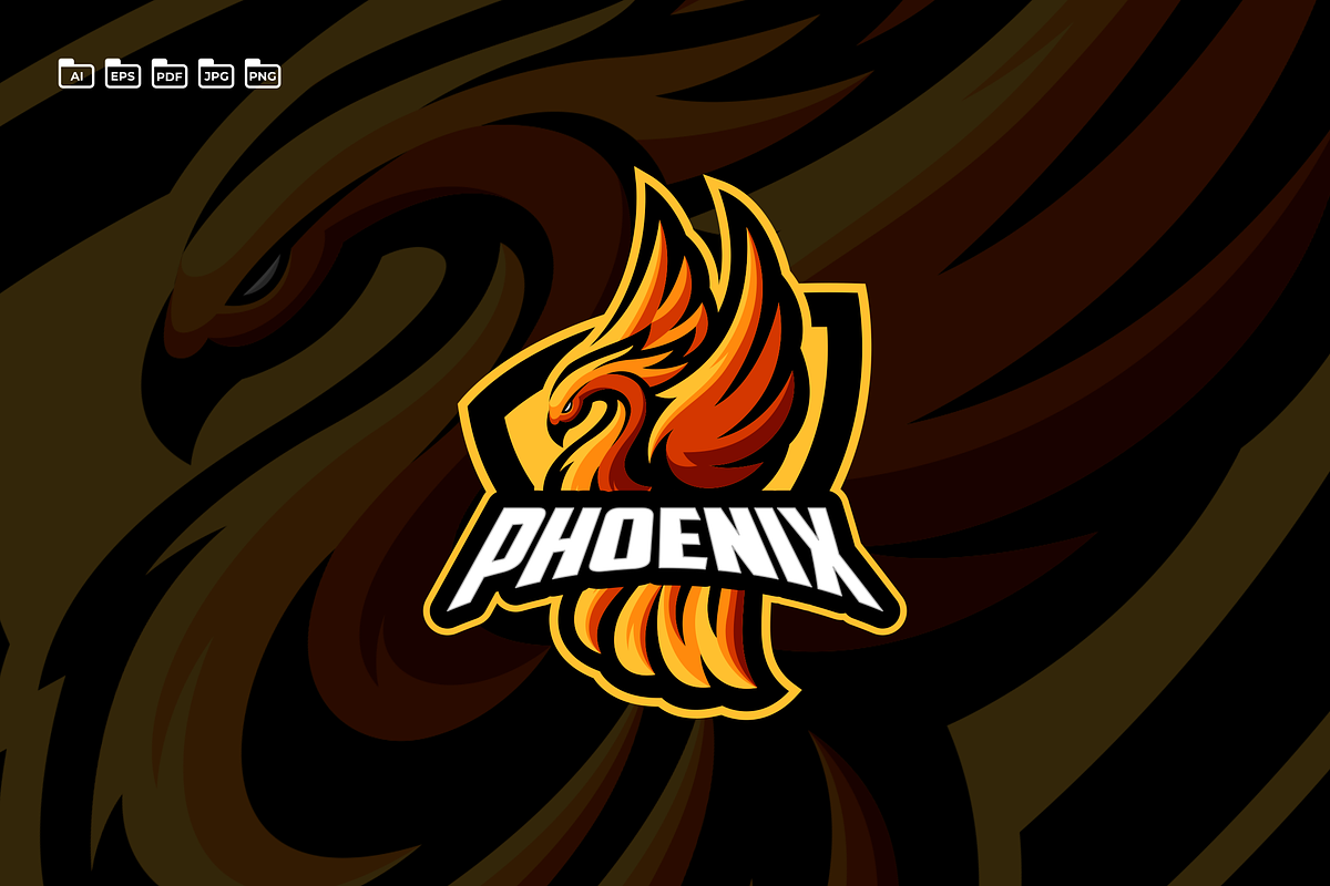 Awesome Phoenix Logo Template, a Branding & Logo Template by EndR_ID