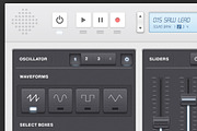 Synth Audio App UI Kit, an UI Kit Template by Medialoot | Creative Market