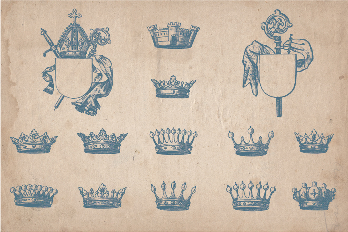 Royal Collection, an Object Illustration by Mr Vintage