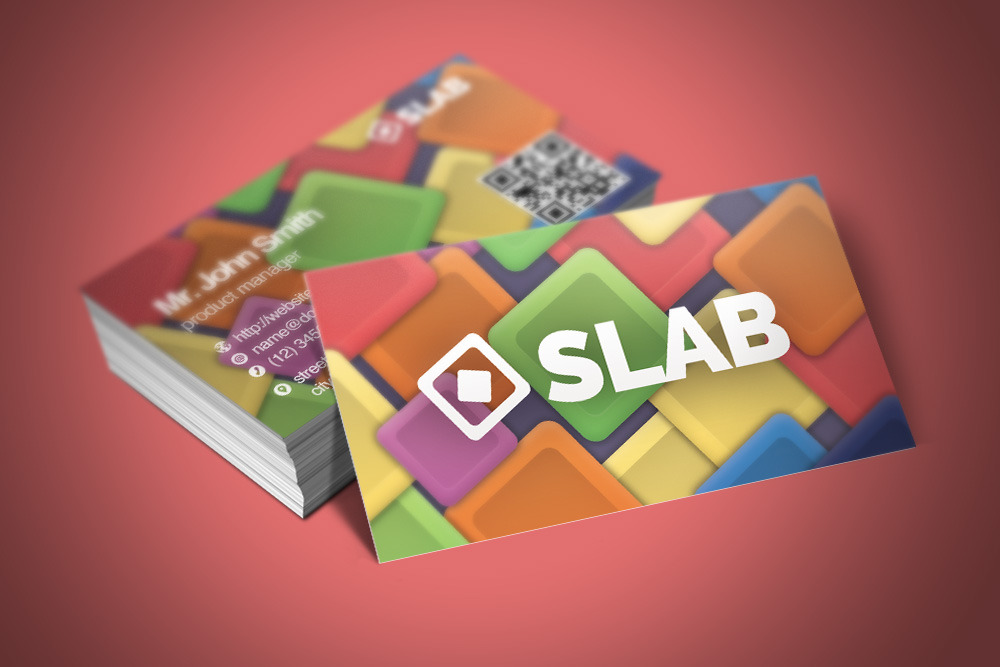 Slab Business Card, a Business Card Template by Rafael Oliveira