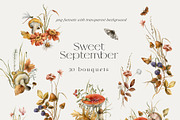 Sweet September - autumn collection, an Illustration by AleksaArt