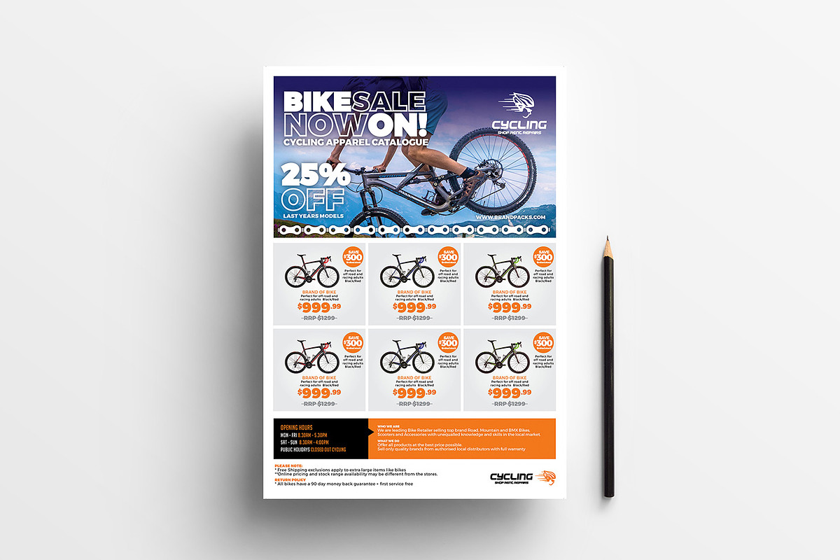 Advertisement Template, a Flyer Template by BrandPacks