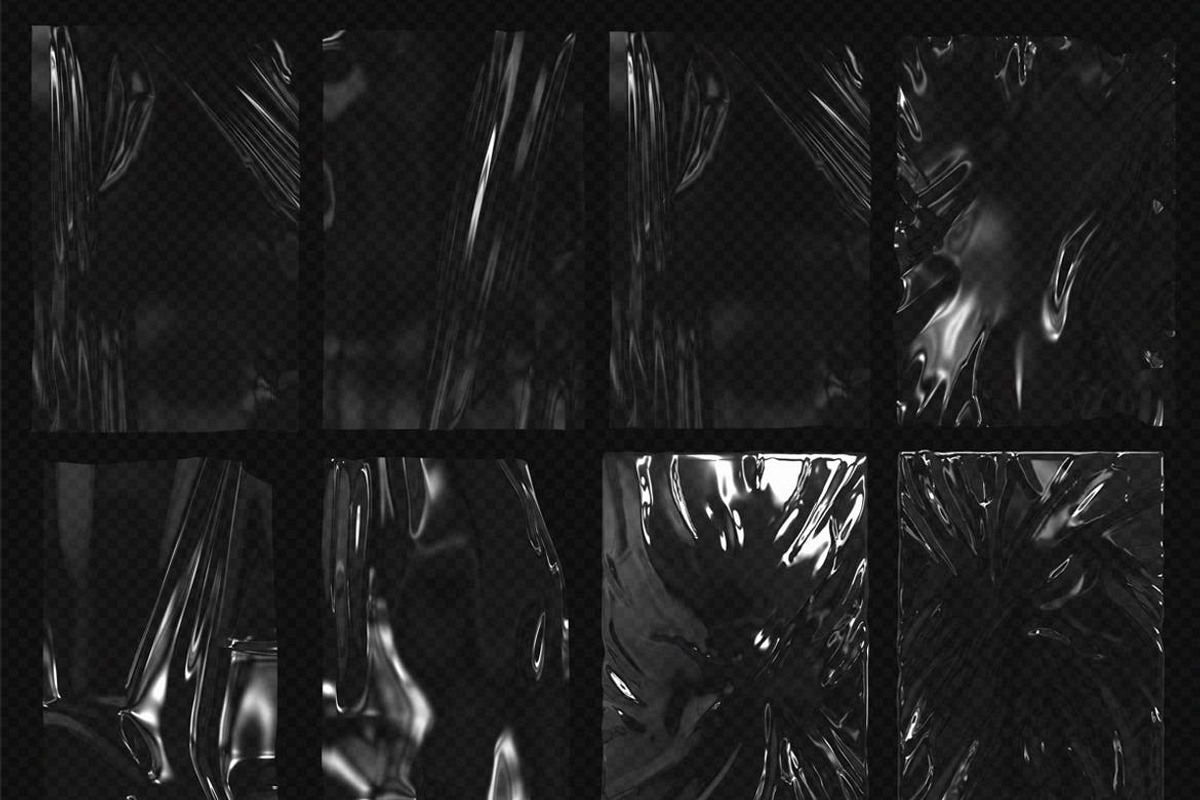 Plastic Foil Wrap Texture Collection, a Texture Graphic by Designer Dude