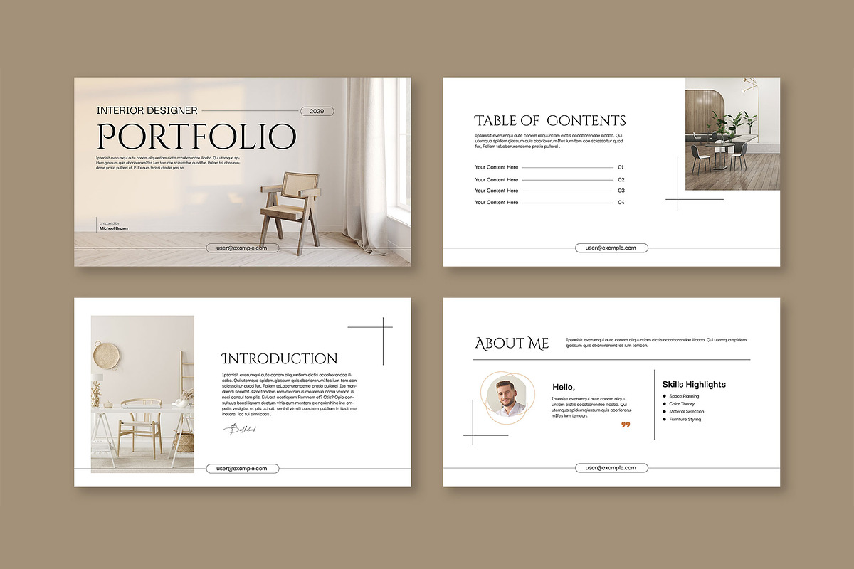 Portfolio Presentation Template