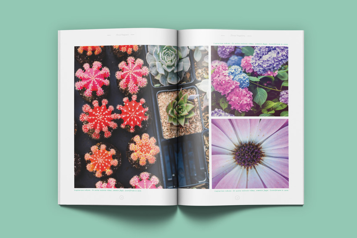 Floral Magazine, a Magazine Template by Kahuna Design