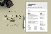 All in One Modern Resume Box V.1, a Resume Template by SNIPESCIENTIST