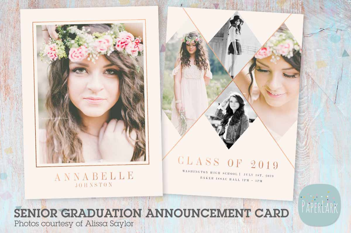 AG015 Senior Graduation Card, a Card Template by Paper Lark