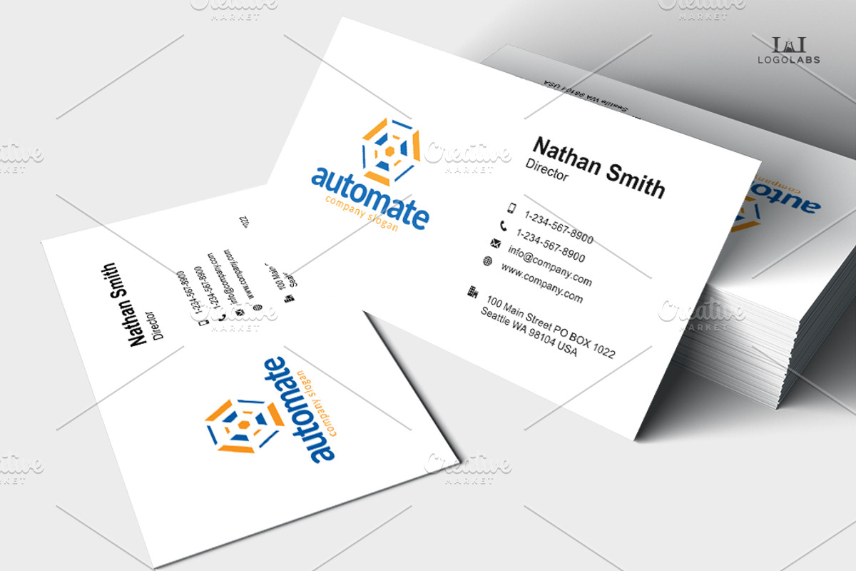 Automate Logo, a Branding & Logo Template by LogoLabs | Creative Market