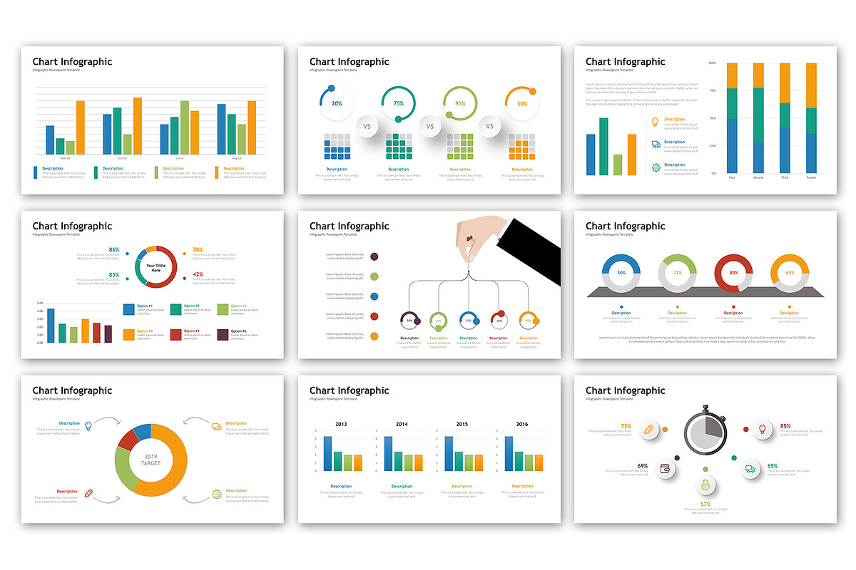 Chart Presentation - Infographic, a Presentation Template by Digitcase ...