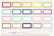 Rounded Rectangle Banner Clipart | Illustrations ~ Creative Market