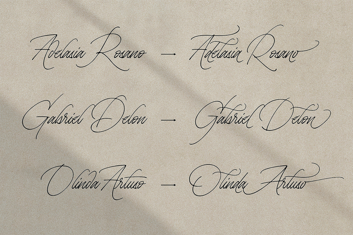 La Monte Calligraphy Script Font