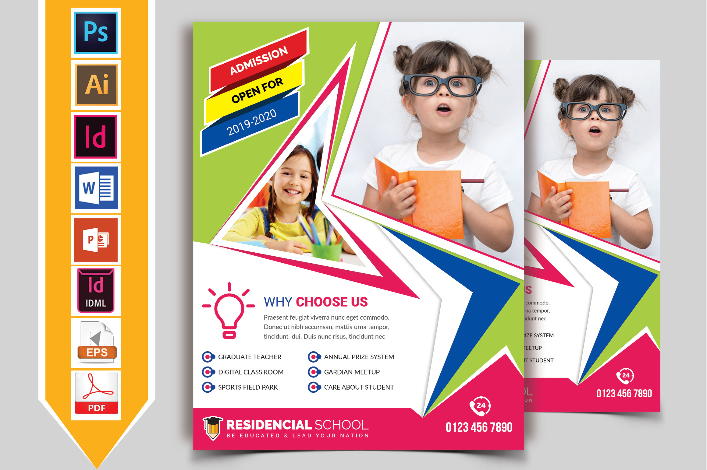 School Flyer Template Vol-04, a Flyer Template by Imagine Design Studio