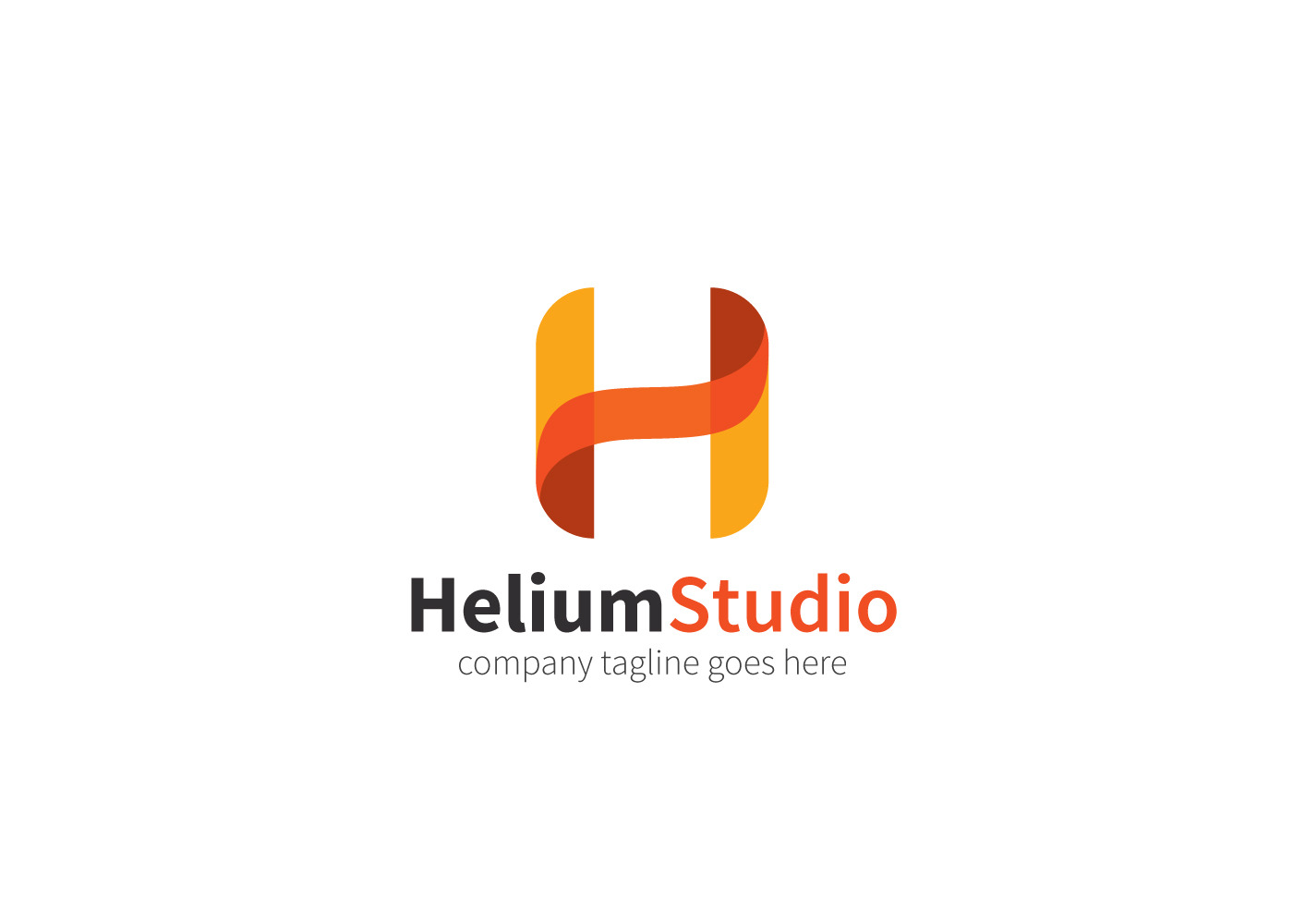 Helium Studio Logo, a Branding & Logo Template by XpertgraphicD