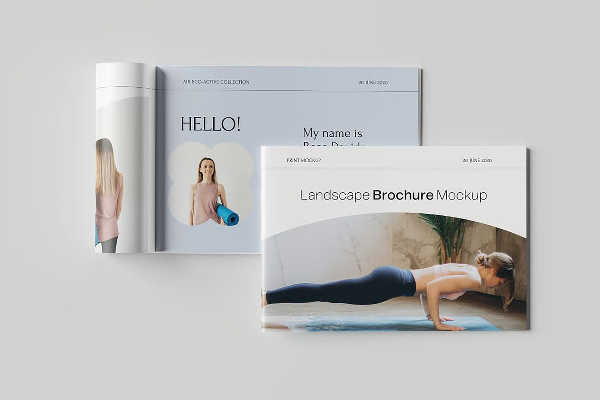 Landscape Brochure Mockup