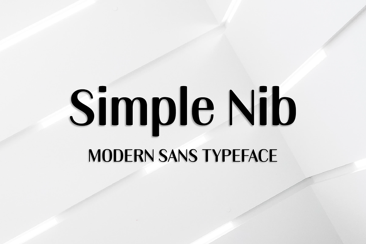 Simple Nib - Elegant Modern Sans, a Sans Serif Font by Attractype