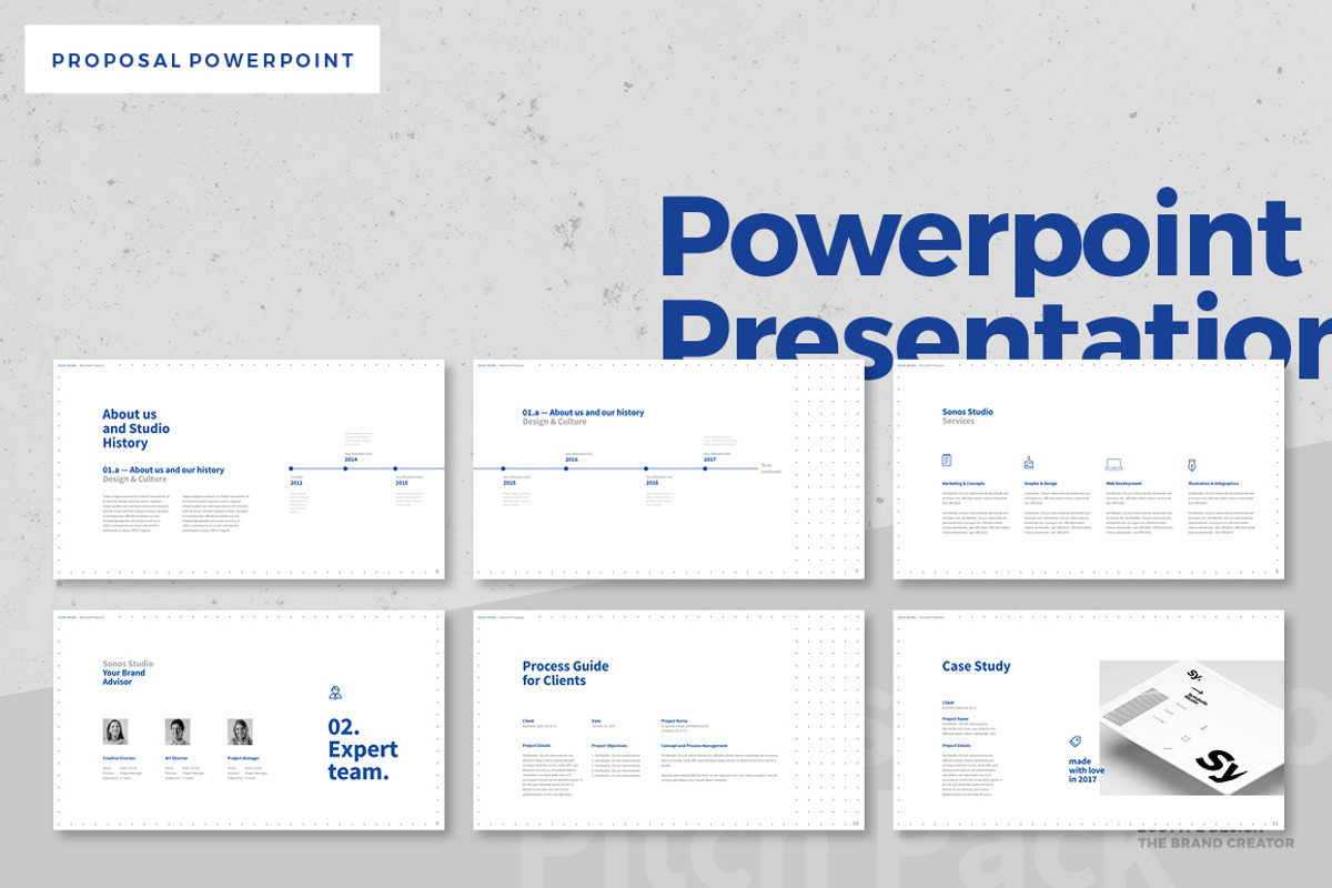 Project Proposal Powerpoint Template, a Presentation Template by Egotype