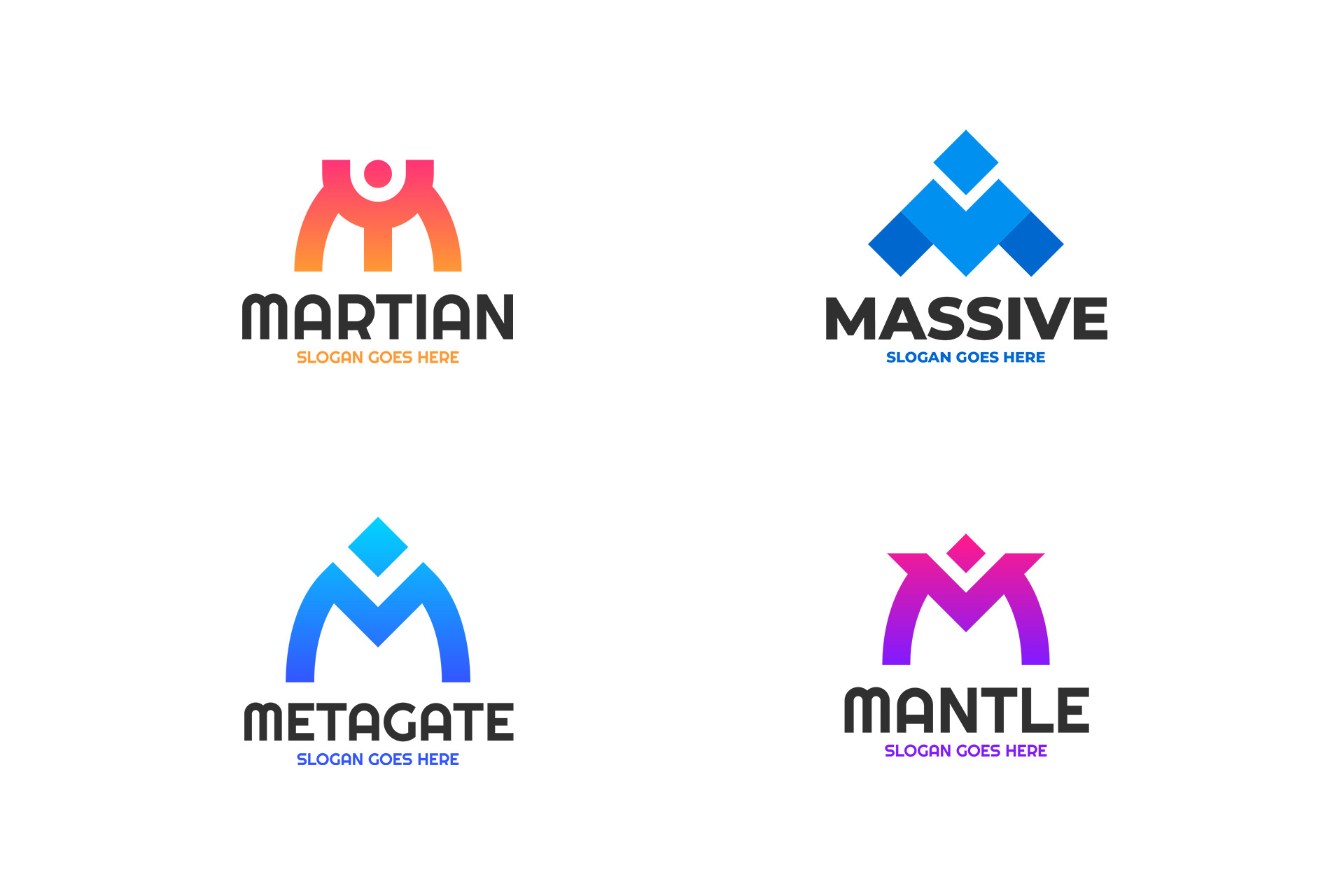 Letter M - Logo Templates, a Branding & Logo Template by RudenkoArts