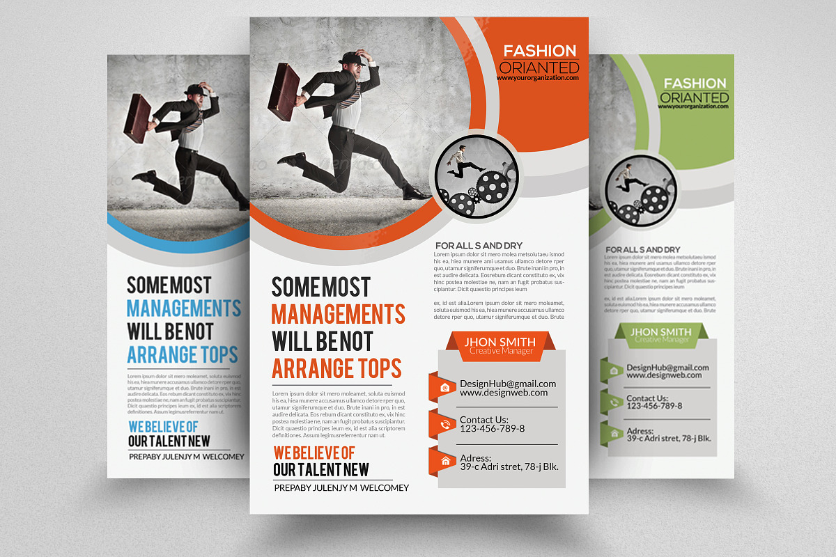 Corporate Business Flyer Template, a Poster Template by Business Flyers ...