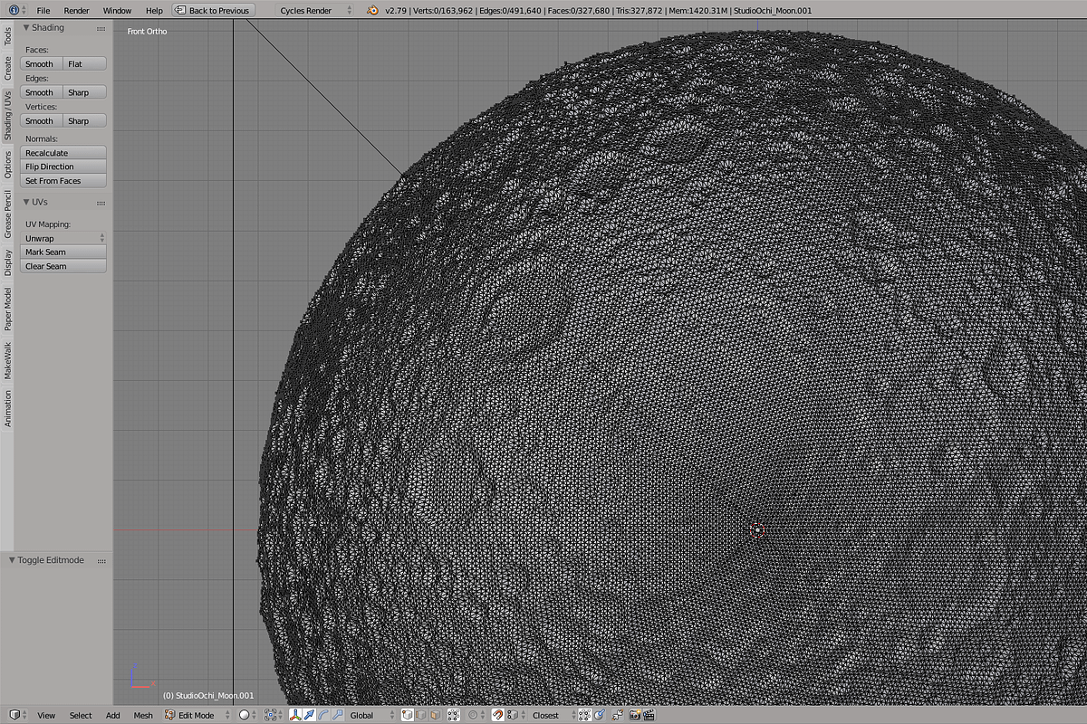 Moon, an Environmental 3D Model by Studio Ochi