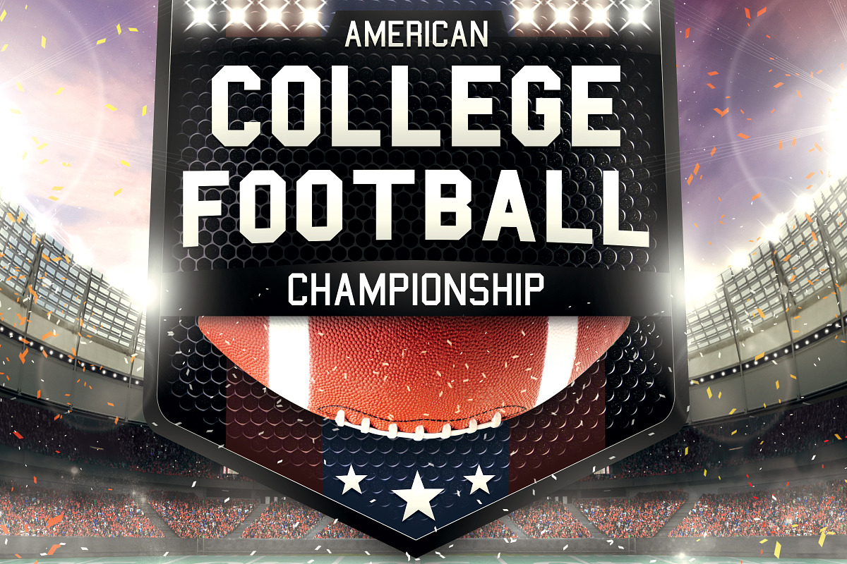 College Football Flyer Template, a Flyer Template by SNIPESCIENTIST