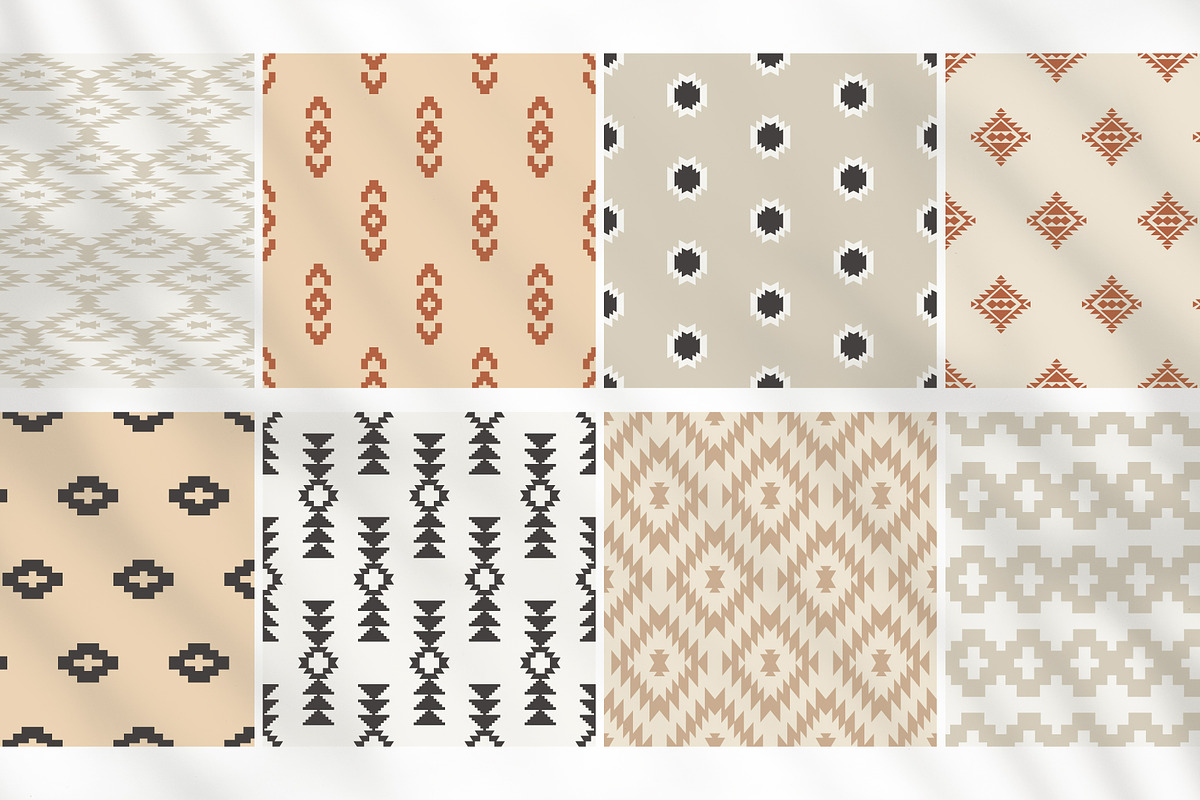30 Minimal Southwestern Patterns, a Pattern Graphic by Katrinelly