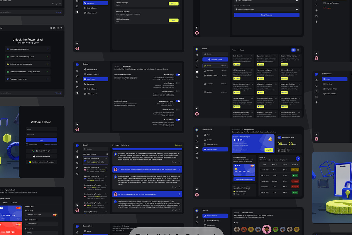 Artin - AI Chat Dashboard UI Kit