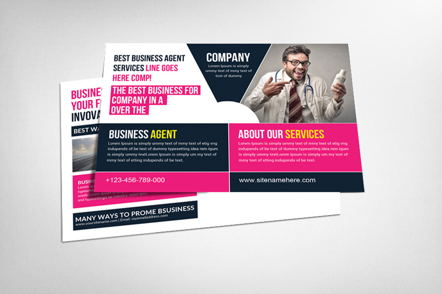 Business Postcard, a Card Template by graphicforest