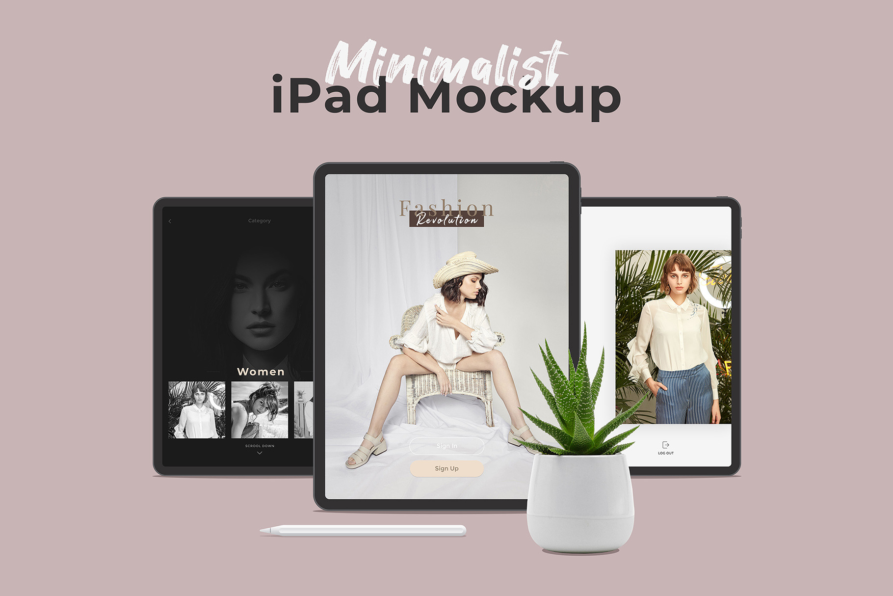 iPad Mockup Template