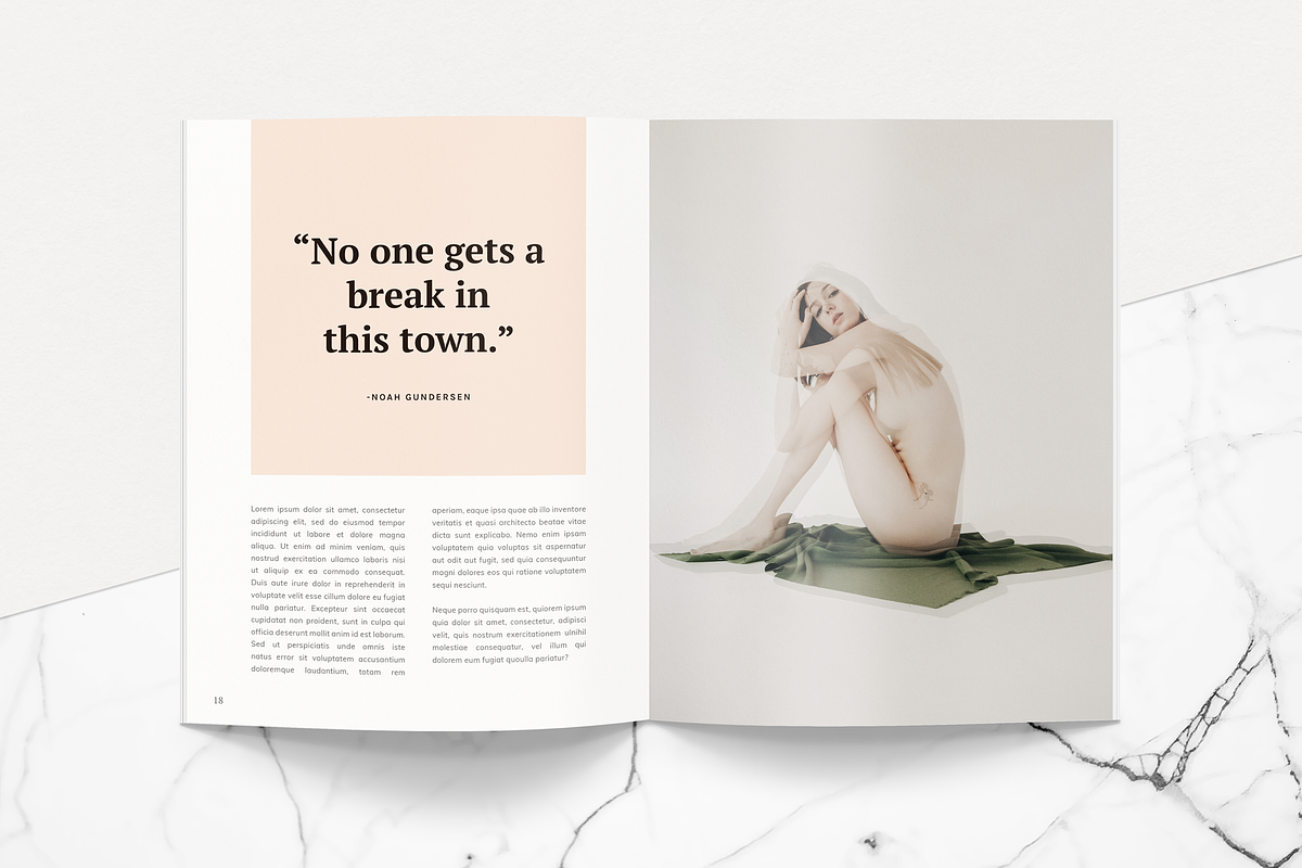 Friend Magazine Template, a Magazine Template by SubtleSupply