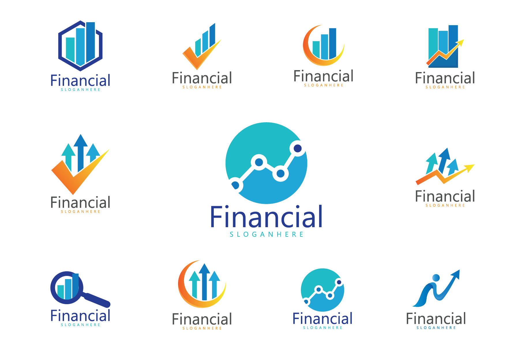 Financial Logo Template 4, a Branding & Logo Template by JS-Studio