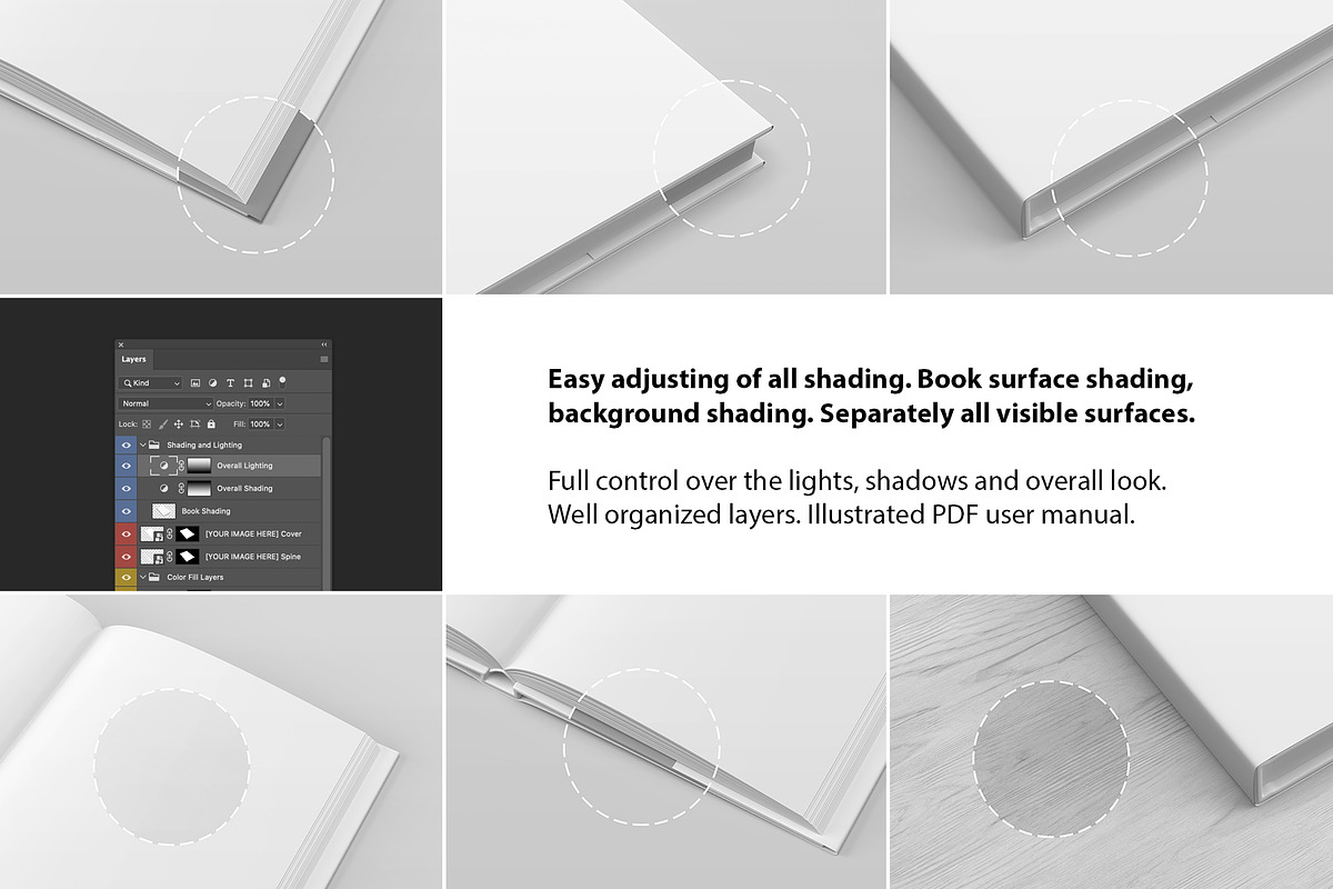 Dust Jacket Book Mockup, a Print Template by Petr Stránský