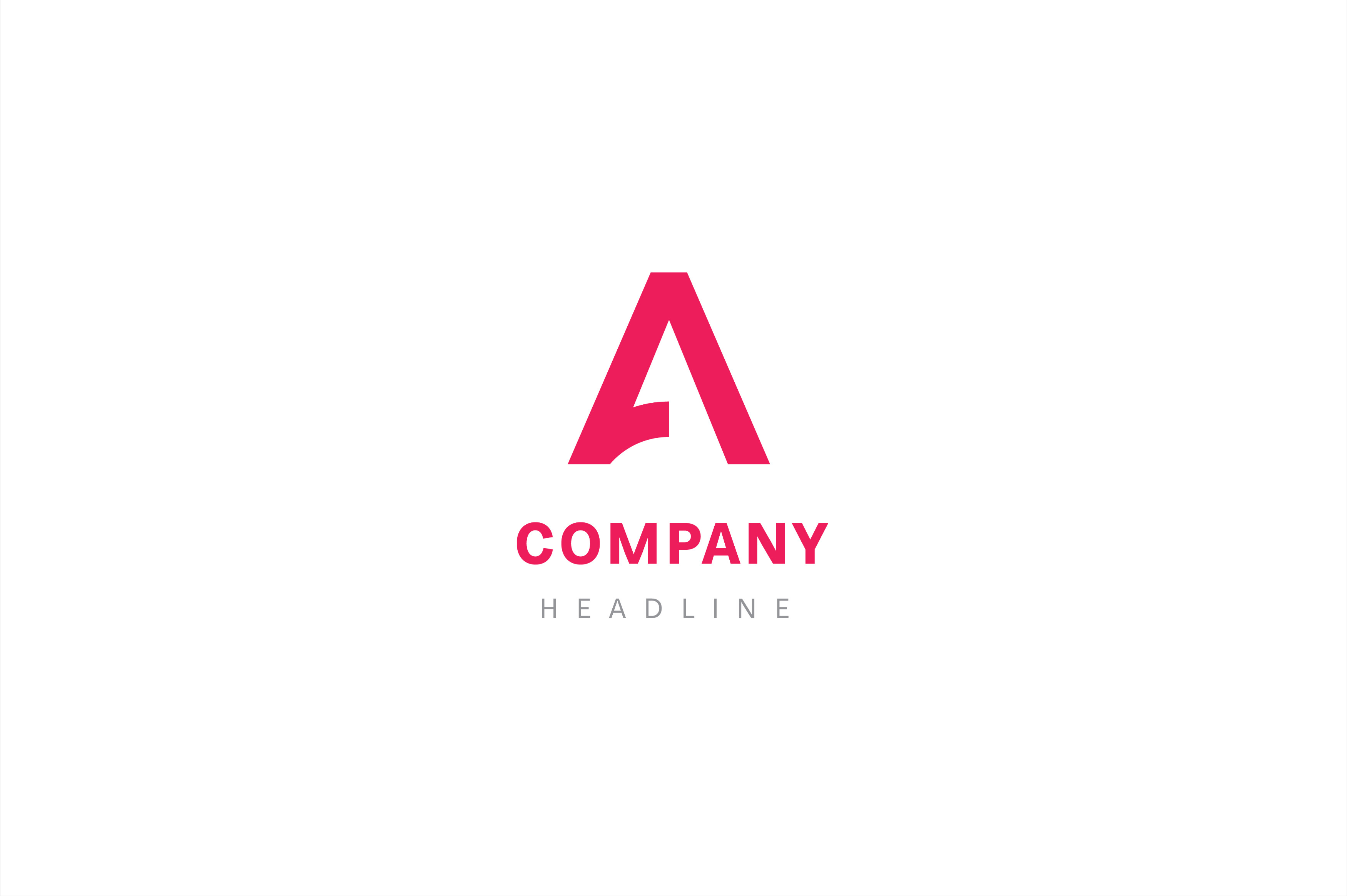 A company logo template., a Branding & Logo Template by Anton Akhmatov